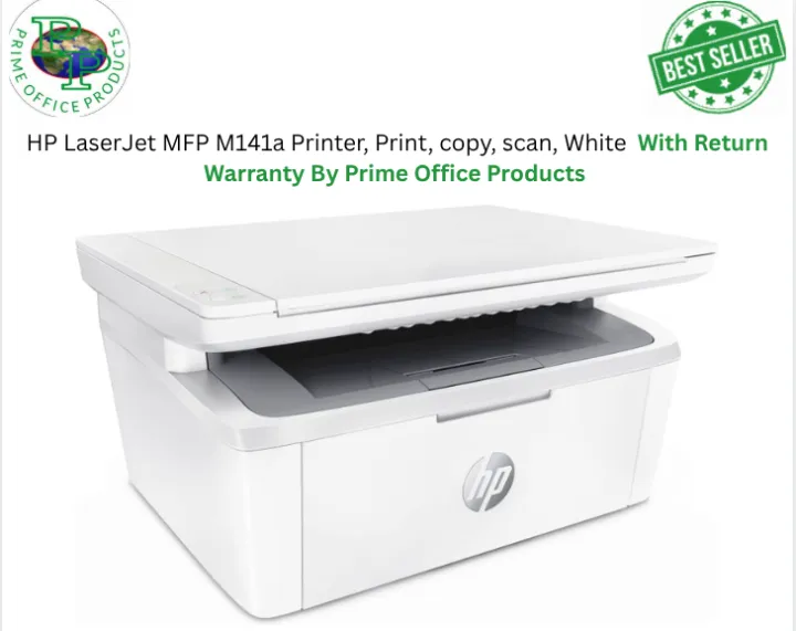 HP LaserJet MFP M141a Printer, Print, copy, scan, White With Return ...