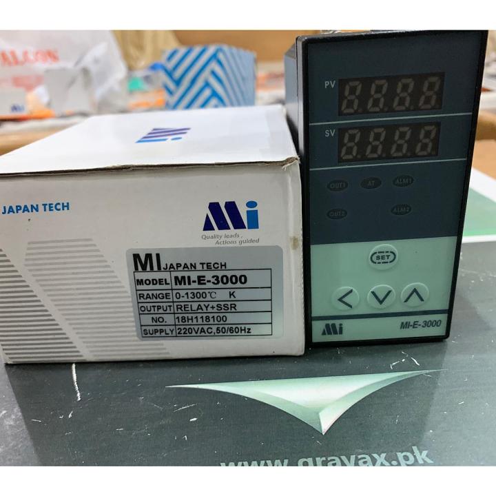 Pid controller temperature controller MI-E-3000 48x96 220vac | Daraz.pk