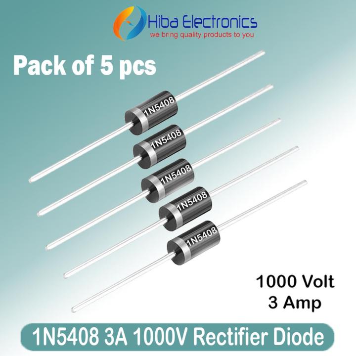 5pcs 1N5408 3A 1000V Rectifier Diode | Daraz.pk