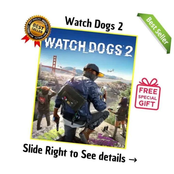 Watch Dogs 2 - PC GAME (DIGITAL DOWNLOAD VIA GOOGLE DRIVE_MEDIAFIRE ...