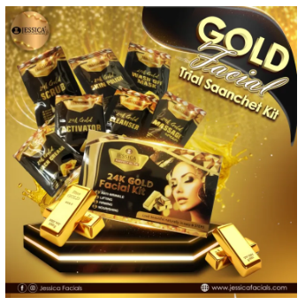 Mini 6 Sachets 24K Gold Facial Trial Kit Small | Daraz.pk