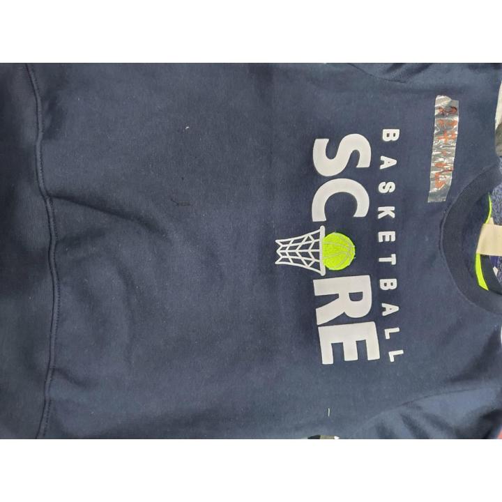 Score printed sweat shirt cotton stuff sizes are available on demand ...