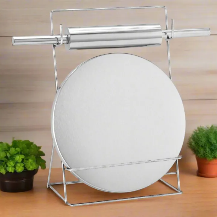 Stainless Steel Top Quality Belna Chakla / Roti Maker / Rolling pin And ...