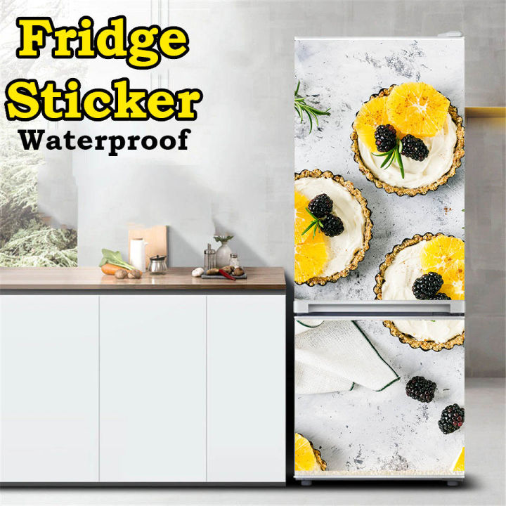 Waterproof Self-Stick Fridge Covers – Decorative Peel & Stick ...