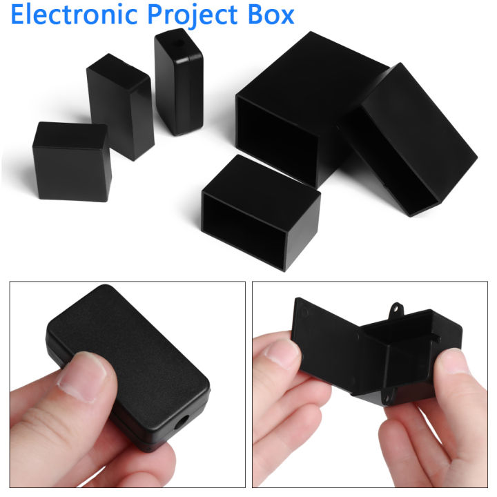 Black High Quality DIY Electronic Project Box Enclosure Boxes ...