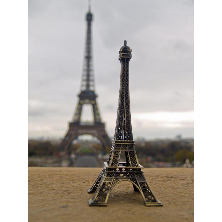 Mini Metal 5.5 Inch Eiffel Tower For Home & Office Decoration | Daraz.pk