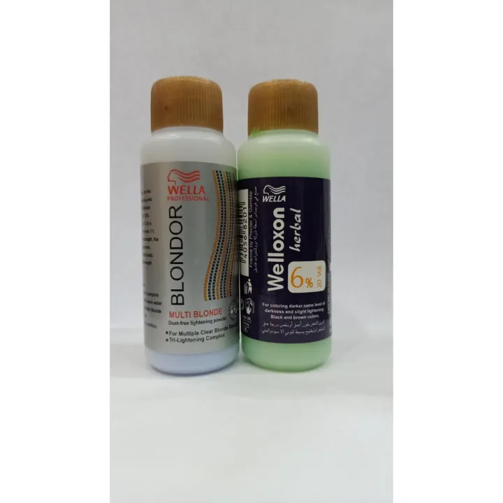 WELLA BLONDER BLEACH&DEVELOPER SKIN POLISH SET | Daraz.pk