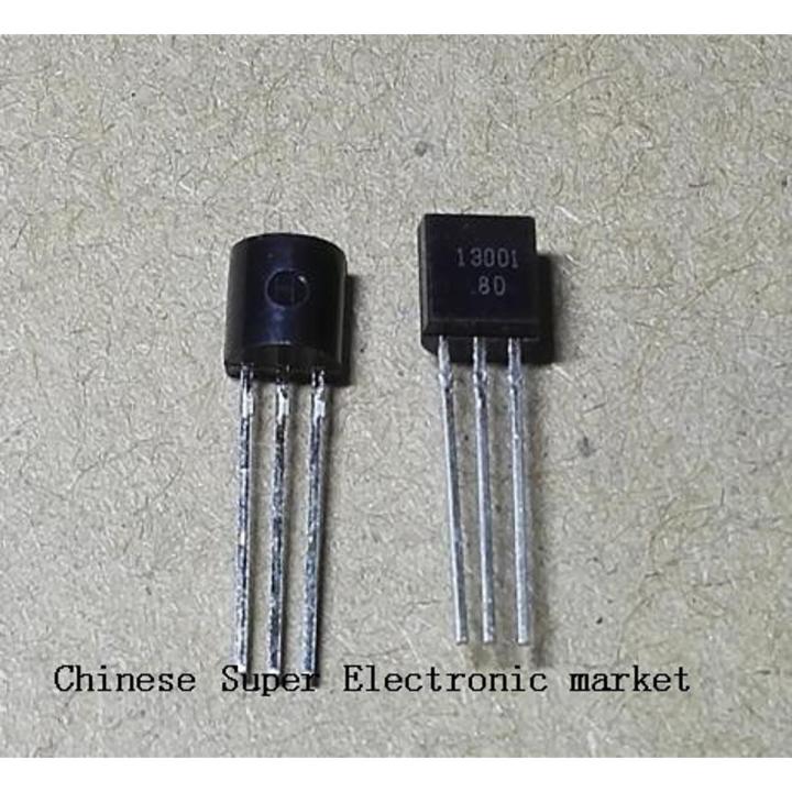 50PCS 13001 MJE13001 TO-92 600V 0.2A NPN Transistor | Daraz.pk