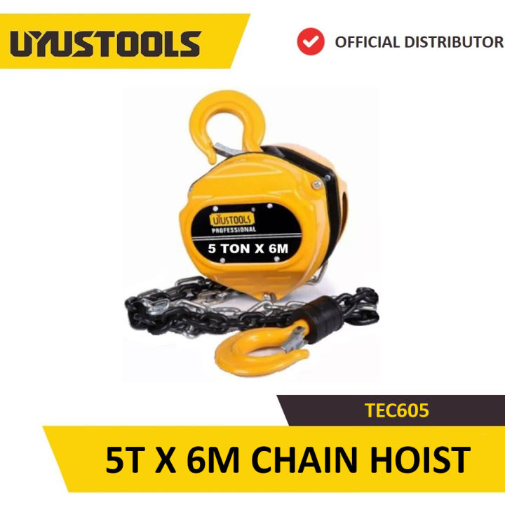 5 Ton Chain Hoist 6m Length Heavy Duty Manual Hoist for Towing CE & GS ...