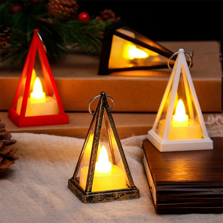9cm Mini Led European Triangle Light Simulation Cande Light Dollhouse ...