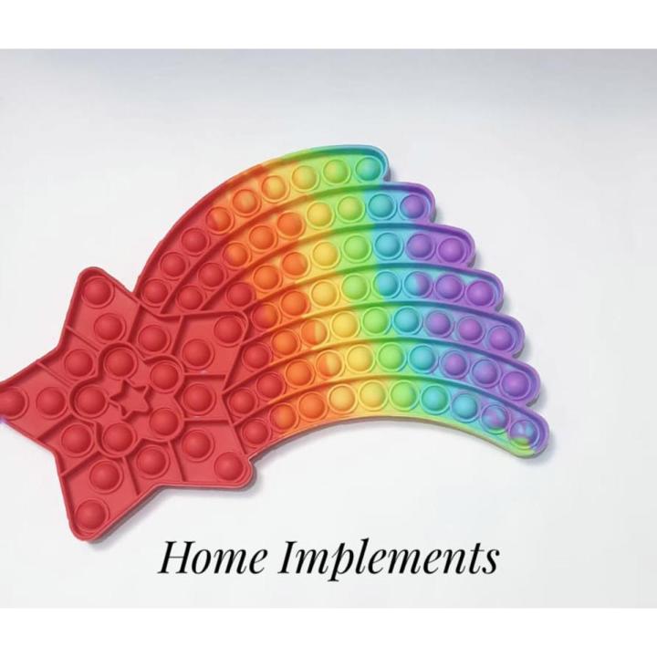 Home Implements Pop It Pop Its Pop Fidget Toys 30cm Poppet Push Pop ...