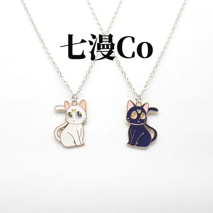 [Everyone says it looks good] Luna Cat Cartoon Style Necklace ...