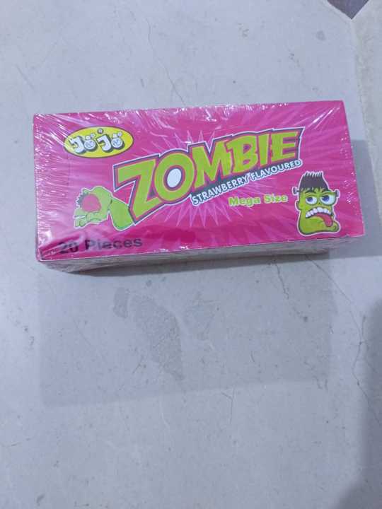 ZOMBIE Strwaberry Flavoured Mega Size 1Box (20piece) | Daraz.pk