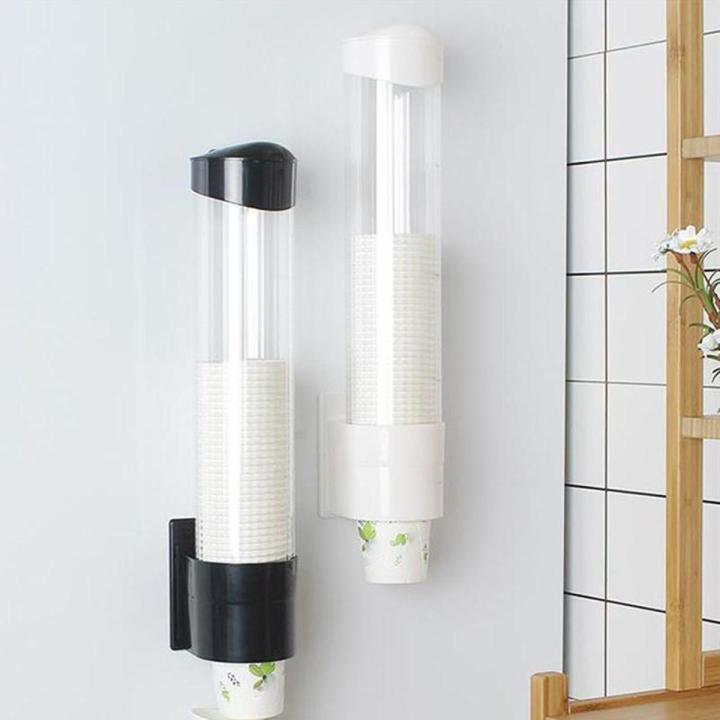 Paper Cup Dispenser Plastic Cups Holder Disposable Automatic Holder ...