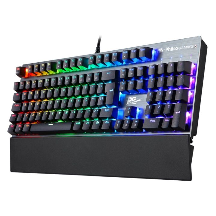 Best Quality Gamer Mechanical Keyboard RGB Switch Brown 107 Keys PKB92 ...