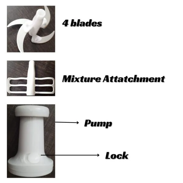 Manual Hand-Press Vegetable Food Chopper Mixer, Cutter Hand Pat Food ...