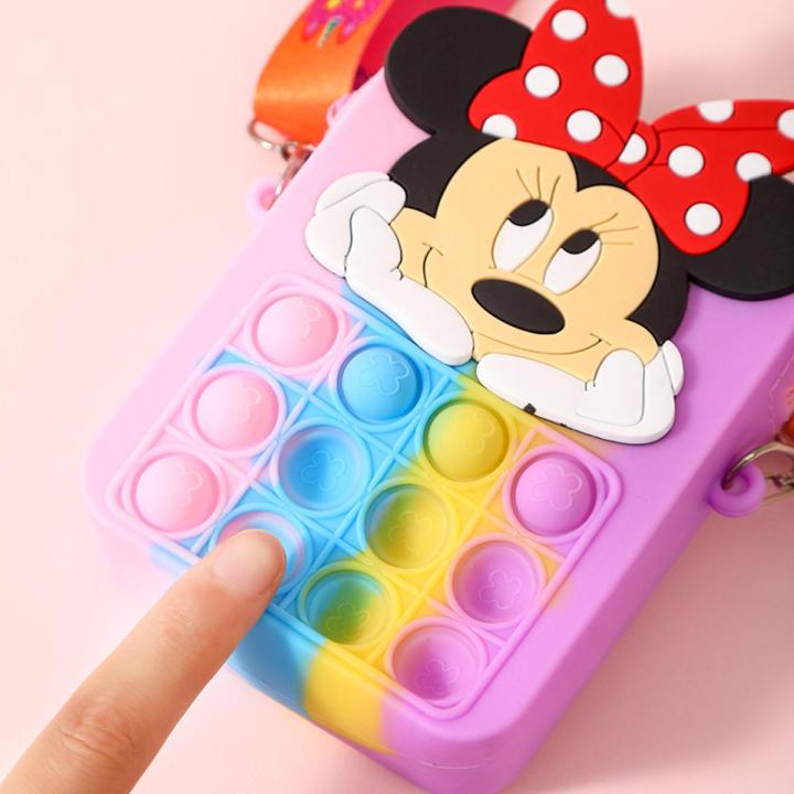 Disney Minnie Bag Pop Fidget Toys Its Squishy Sensory for Children ...