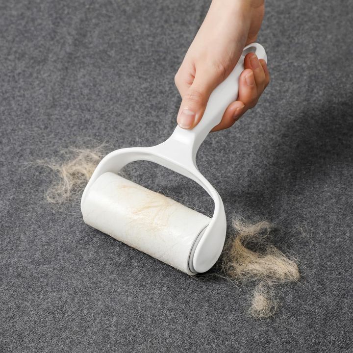 Techmanistan Dust Remover Sticky Roller, Lint Rollers for Clothes, Sofa ...
