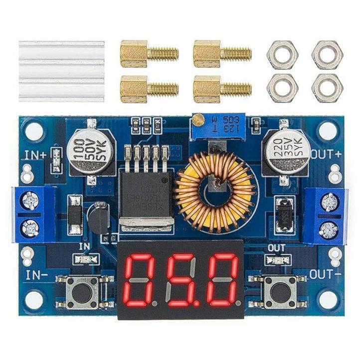 XL4015 High power 5A 75W DC-DC Adjustable Step-down Charger Module Step Down Buck Converter LED ...