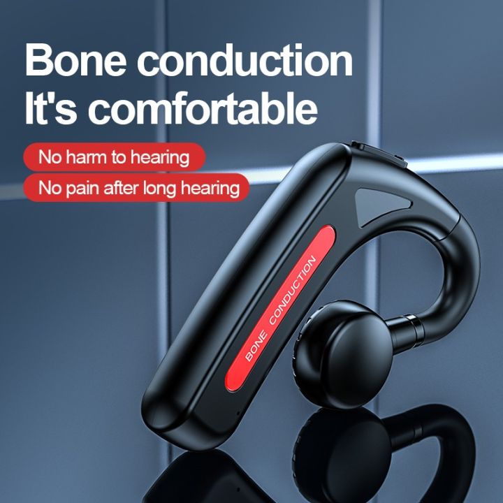 Bone Conduction Bluetooth 5.0 Earphones Earhook Headphone Non in Ear ...