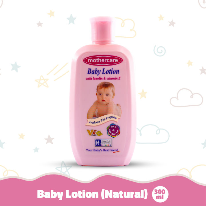 Mothercare Baby Lotion Natural With Vitamin E Family 300ml | Daraz.pk