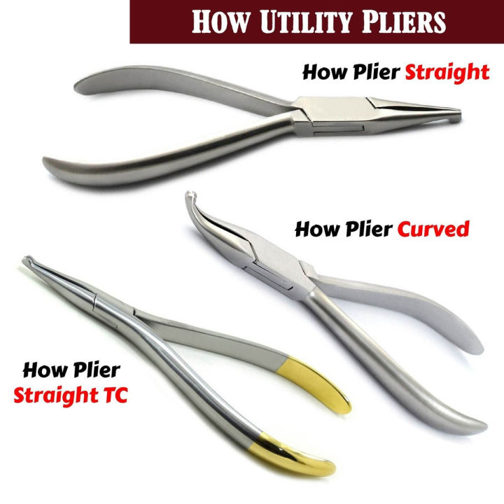 Dental Howe Plier Wire Bending & Holding Orthodontic Tools. (Premium ...
