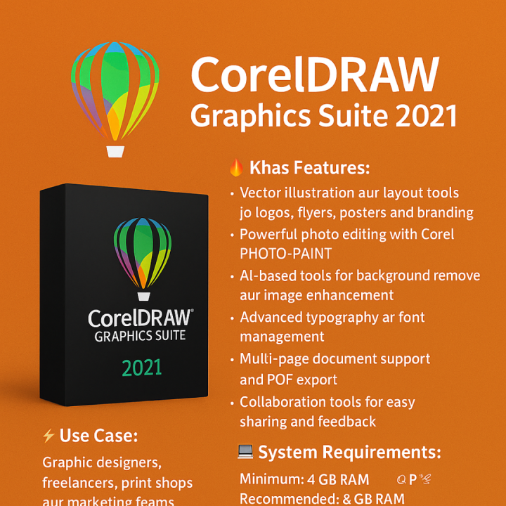 Corel Draw Graphic Suite 2021 | Daraz.pk