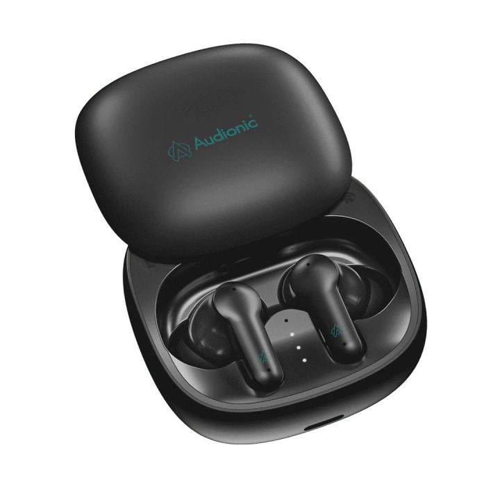 Audonic Airbud 550 Quad MIC ENC Earbuds, Gaming Mode, IPx4 Water Proof ...