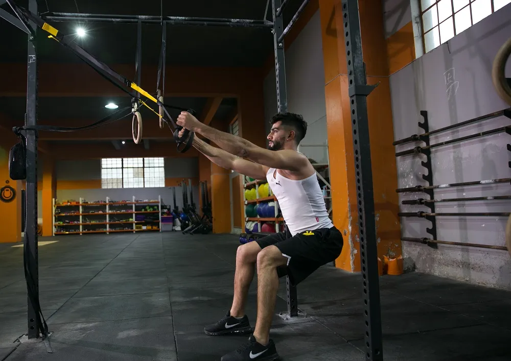 P3 PRO Fitness Exercise Resistance Bands Suspension Trainer Workout ...