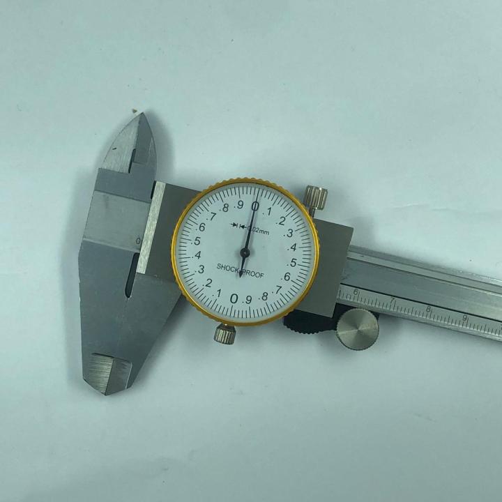 Dial Calipers 0-150mm 0.02mm High Precision Industry Stainless Steel Vernier Caliper Shockproof ...