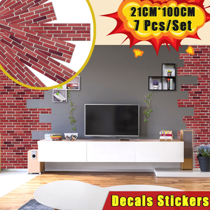 furniture component 7 PCS/Set 3D Wall Decals Stickers Self-adhesive ...