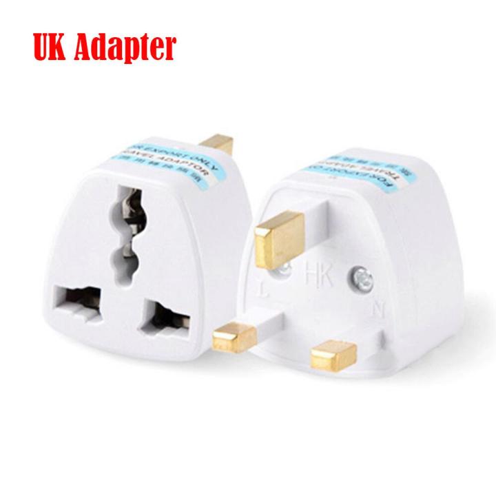 Universal US EU AU To UK HK Plug Adapter 3 Pin AC Power Socket ...