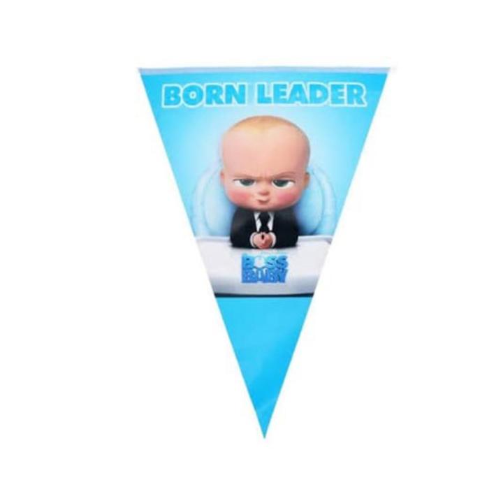 Boss Baby Buntings Flags Banners (Pack Of 10) | Daraz.pk