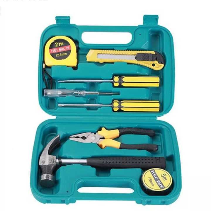 New 9-piece Set of Emergency Tools Safety Hammer Hardware Tool Set Car ...