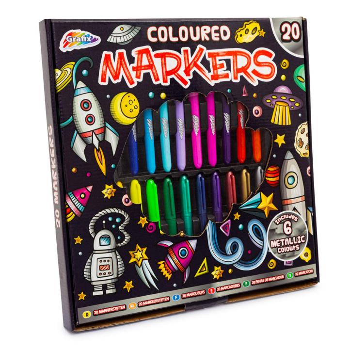 Coloured Markers 20 Pack | Daraz.pk