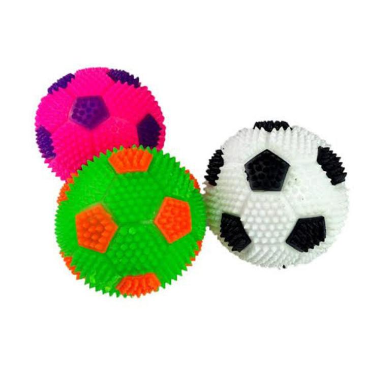 Multi Color Ball Soft Rubber Ball for Kids Flash Lighting Ball | Daraz.pk