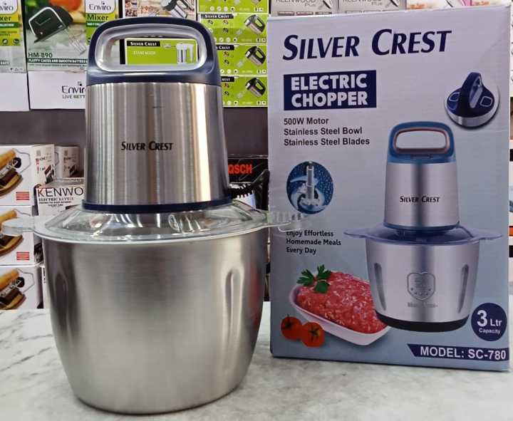 Silver Crest Electric Stainless Steel Meat Chopper | Daraz.pk