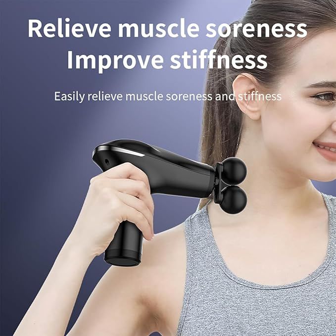Massager Gun for Shoulder Leg Back Body Pain Relief Mini Massage Gun ...