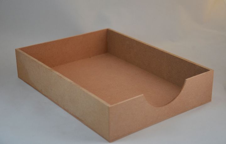 A4 Paper Tray Diy Mdf Stationery Wood Sheet Craft - Plain Mdf Cutouts ...