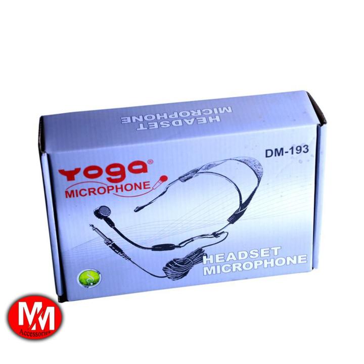 Yoga Dm-193 Headset Wired Microphone Behind The Head Microphone ...