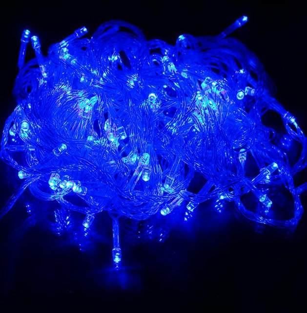 20 Feet Still Fairy Light String - (220V) - Blue for Function, Party ...