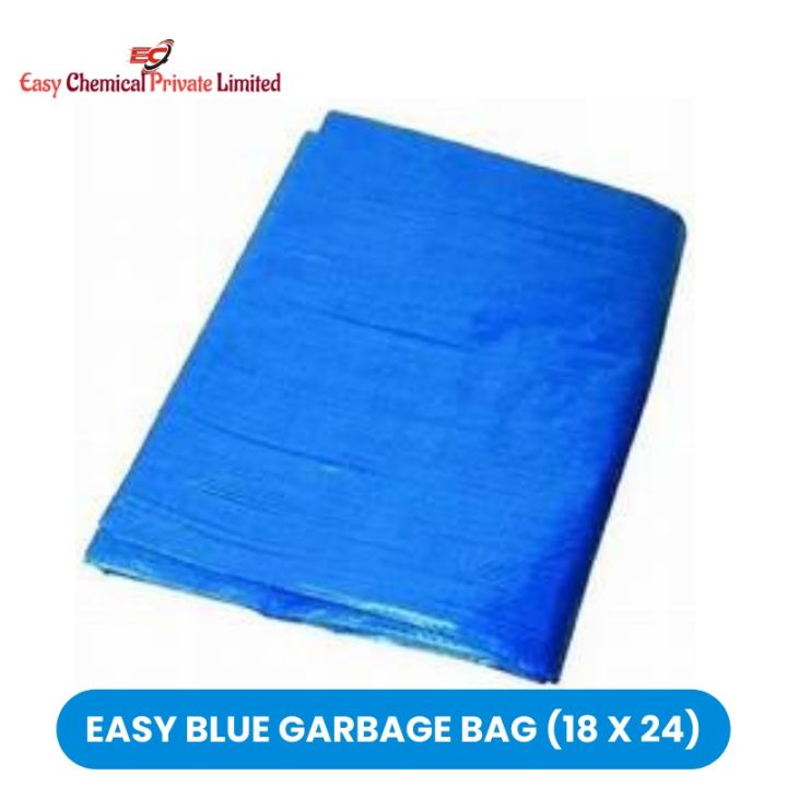 Easy Pure Garbage Bags For Dust Bin - Blue- 1 Kg - Size 18*24 Inch ...