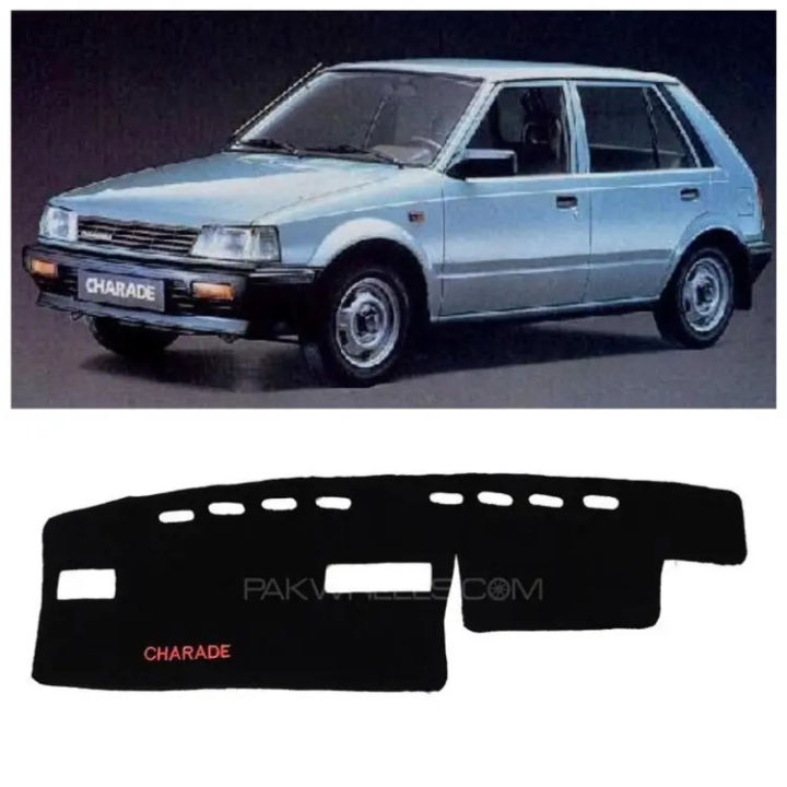 DAIHATSU CHARADE 86 DASHBOARD COVER /CARPET IMPORTED STUFF BLACK 1PC ...