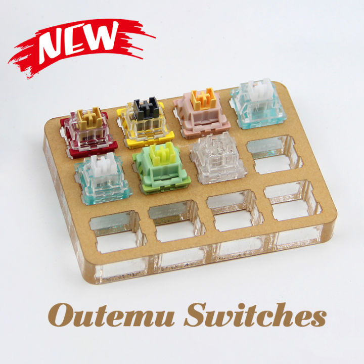 Mechanical keyboard Switches Outemu 3Pin Silent Clicky Linear Tactile ...