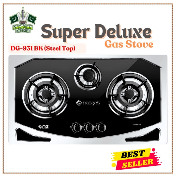 Pakistan Gas Center Built In HOB DG-931 BK Heavy Gauge Double Shade Non ...