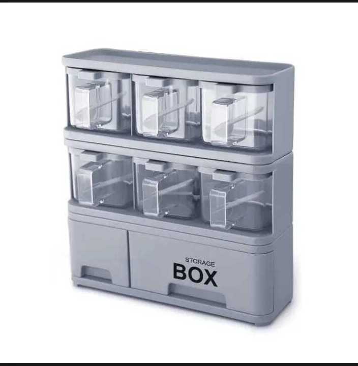 Plastic masala box for kitchen ,Condiment and spice rack kitchen ...