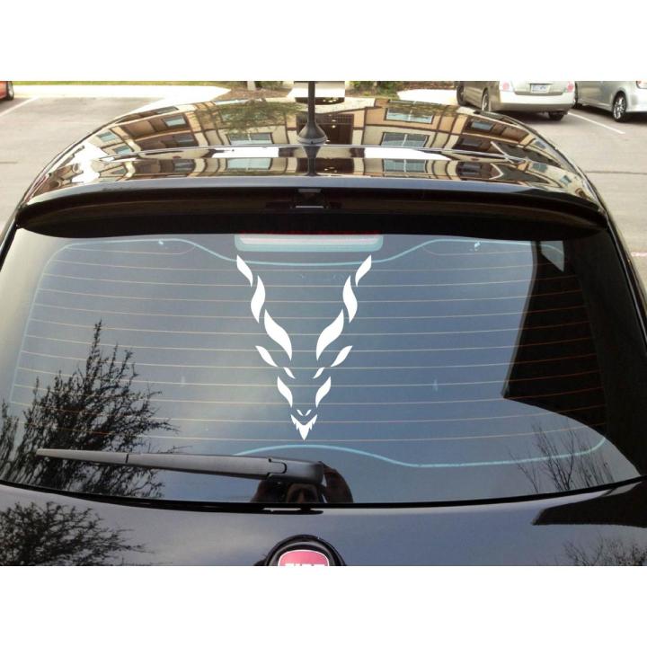 Markhor Sticker (White Sticker), Markhoor Car Sticker, Military ...
