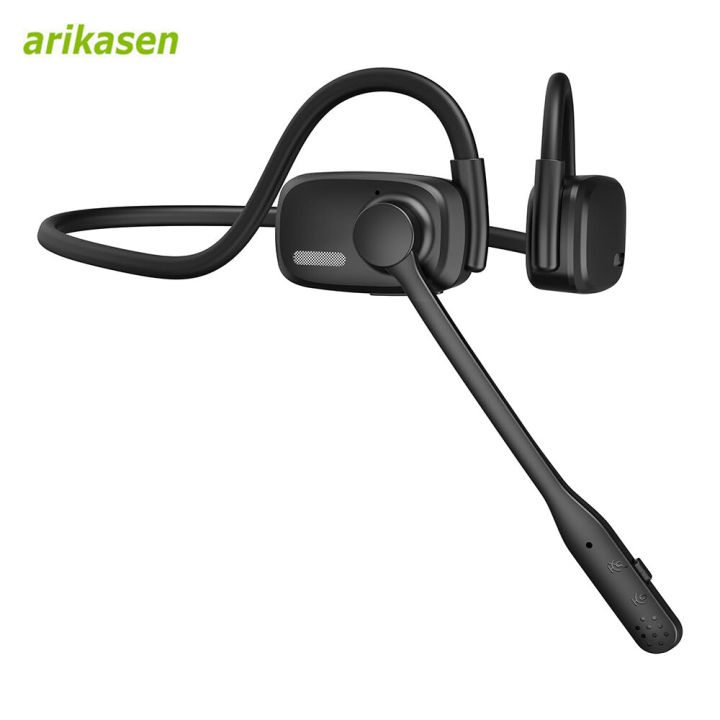 Bluetooth Headsets with Microphone Boom Noise Canceling Hands Free Call ...