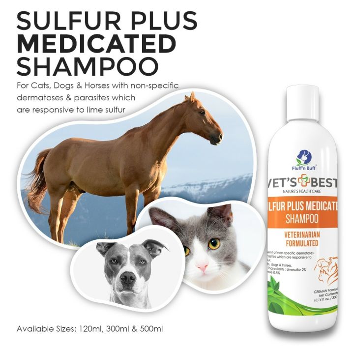Fluff n Buff Sulfur Plus Medicated Shampoo -120 ML | Daraz.pk