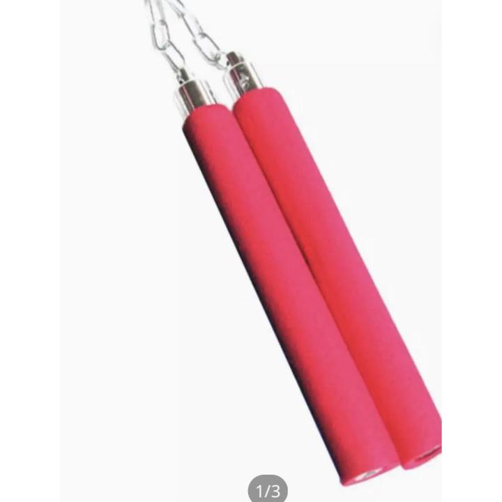 Martial Arts training foam sponge padded karate stick Nunchaku Ninja ...
